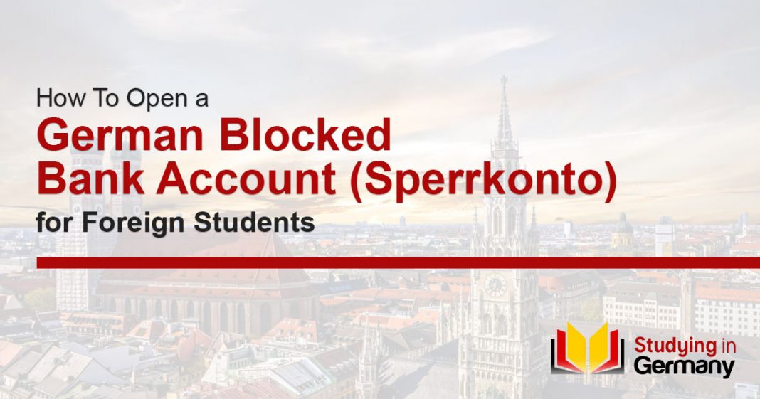 German Blocked Account For International Students in Germany